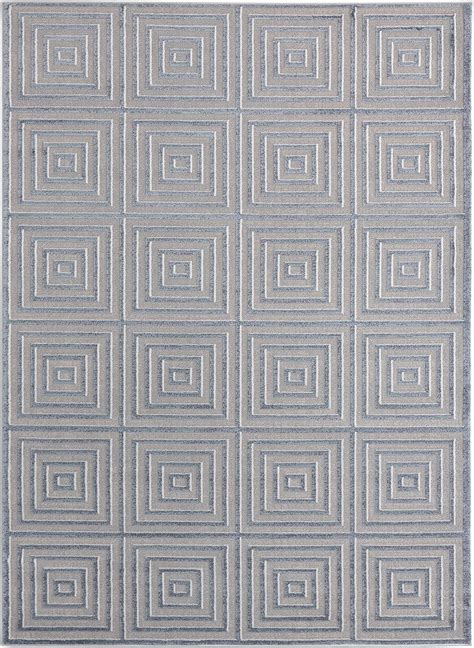 United Weavers Cascades Tehama Blue Geometric Area Rug 710