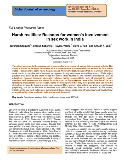 Harsh Realities Of Prostition In India Pdf Prostitution Sex