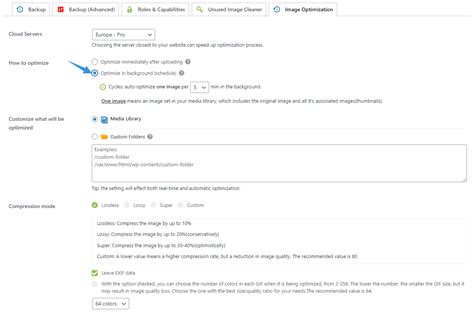 Overview Image Optimization Pro WPvivid Plugins Documentation