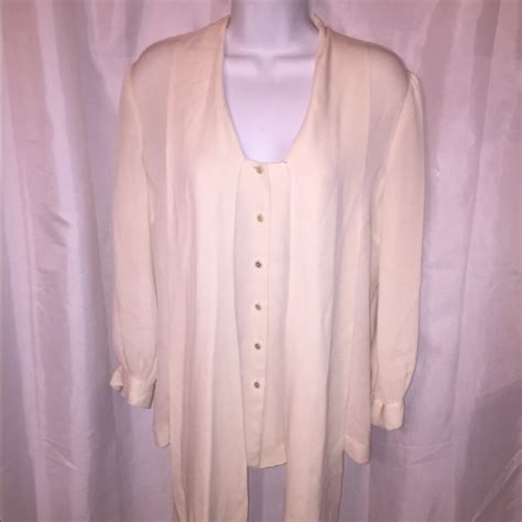 Tory Burch Tops Tory Burch Silk Crepe Button Front Blouse Poshmark