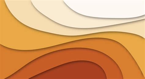 Premium Vector Stylish Modern 3d Paper Cut Art Template With Abstract Curve Shapes Background