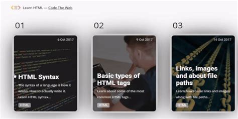 BLOG POSTS CARD LAYOUT