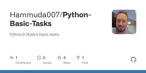 Github Hammuda Python Basic Tasks Python Mystro Basic Tasks