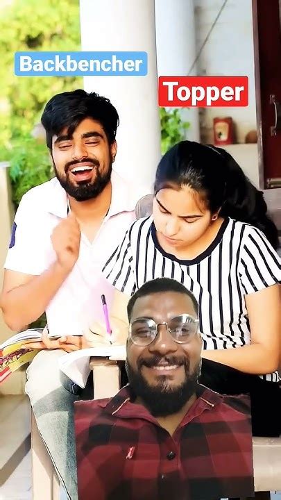 Topper vs Backbencher😂😂 Exam HallScene#priyalkukreja #shorts #ytshorts ...