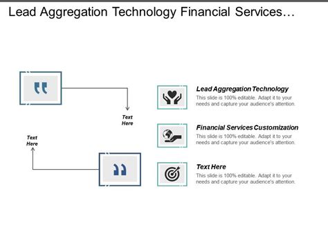 Lead Aggregation Technology Financial Services Customization Lead Validation Cpb Powerpoint