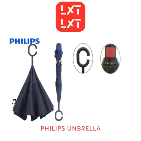 C Shape Reverse Folding Umbrella Inverted Reverse Umbrella 长柄c型雨伞