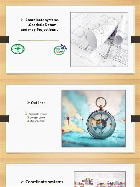 Coordinate Systems Datums And Map Projections Pdf Latitude Longitude