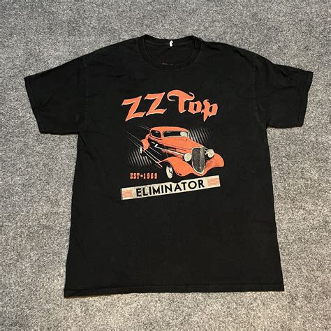 Zz Top Eliminator Concert Tour Band T Shirt Large Gem