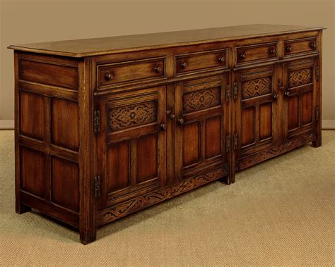 Eight Feet Long Oak Sideboard Collinge Antiques