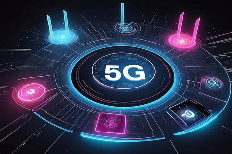 5g Network Wireless System Wifi Connection Highspeed Mobile Internet Using Modern Digital