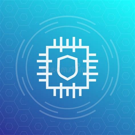 Cryptography Icon In Linear Style Stock Vector Illustration Of