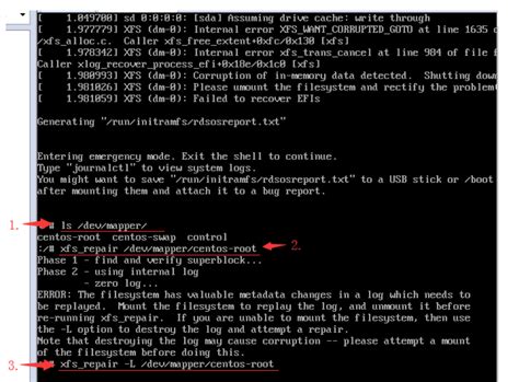 Centos 7 Lvm Xfs文件系统修复 Csdn博客