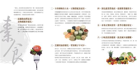 素食飲食指標單張｜食農教育資訊整合平臺