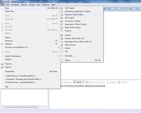 Eclipse创建web项目eclipse创建indexjsp Csdn博客