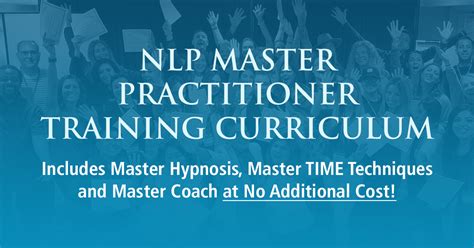 Nlp Master Practitioner Training Including Master Hypnotherapy And Master Time Techniques From