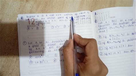 Csir Net June 2022 Mathematics Linear Algebra Solution Youtube