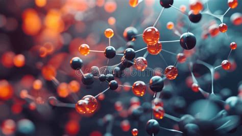Abstract Molecular Structure In 3d Stock Illustration Illustration Of Medicine Atoms 304804123