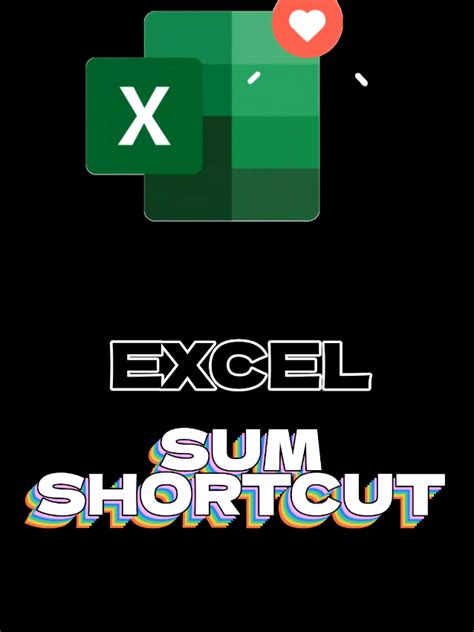 Excel Sum Shortcut Alt Quick Shortcut To Insert Sum