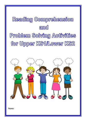 Reading Comprehensionproblem Solving For Ks1 And Lower Ks2 Teaching