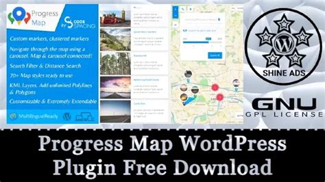 Progress Map WordPress Plugin Free Download V