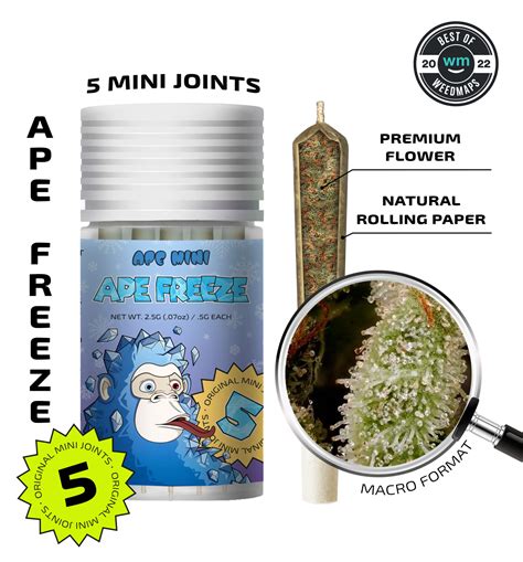 Ape Week Pack Of Mini Joints — 7 Infused Pre Rolls 05g