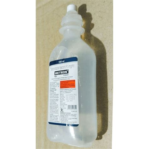 5mg 100ml Metronidazole Injection At Best Price In Indore Id 26412841288