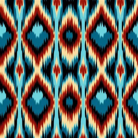 premium photo highresolution twill ikat pattern symmetrical and