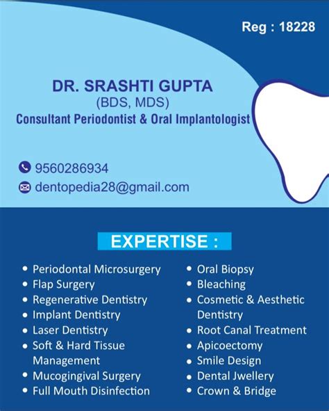 Dr Srashti Gupta On Linkedin Dental Dentist