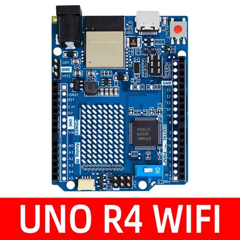 Uno R4 Minima Type C Wifi Development Board Module Improved Version Compatible Official