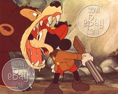 Rare Walt Disneys Mickey Mouse Cartoon Color 8 X 10 Photo The Pointer 4607994873