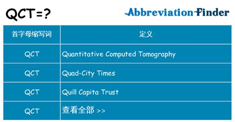 QCT是什么意思
