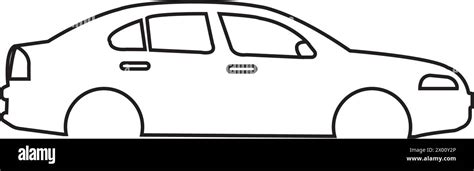 Car Skeleton Icon Vector Illustration Simple Design Stock Vector Image