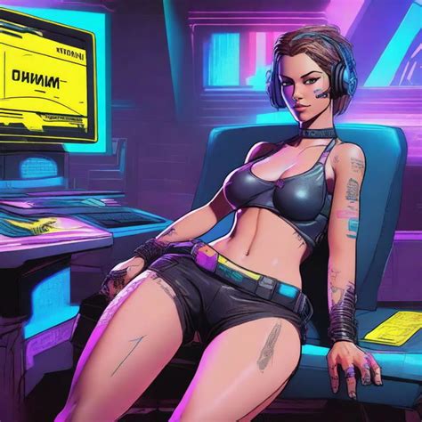 Panam Palmer In Paradise Cyberpunk Vibes