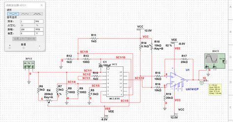 模拟电子技术仿真实验十模拟乘法器 哔哩哔哩