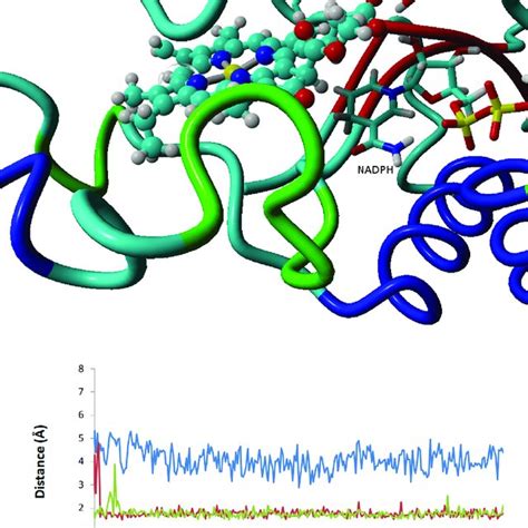 Second Stable Binding Pose The Graph Depicts The Time Evolution Of Download Scientific Diagram