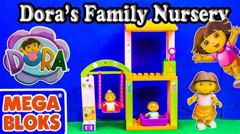 Dora The Explorer Mega Blocks Nursery A Toy Unboxing Youtube