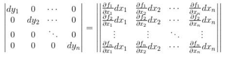 学习笔记之——jacobian matrix（雅可比矩阵） csdn博客
