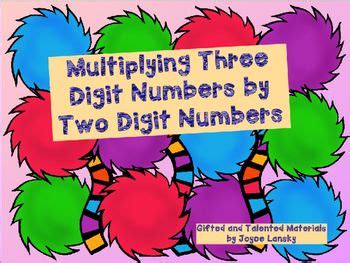 Multiplying Digit By Digit Numbers PowerPoint For Screen Share Math Lesson Plans Teachers
