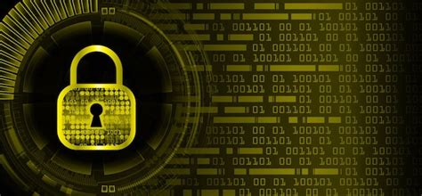 Premium Vector A Yellow And Black Background With A Lock In The