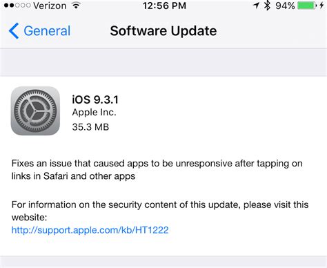 Apple Ios 931 Update Is Now Available And It Fixes A Pesky Safari Bug
