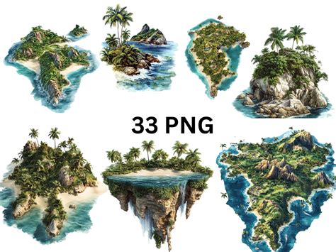 Tropical Island Png Clipart 33 Stunning Floating And Ocean Islands Png