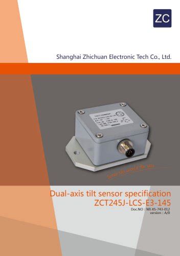 Zc Zct1360j Lbs Bus 77 Small Size Low Cost Digital Rs485 Output Inclinometer Shanghai Zhichuan