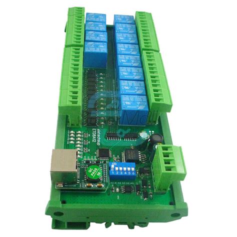Dc 12v 24v Ethernet Rs485 Relay Switch Module Modbus Ubuy India