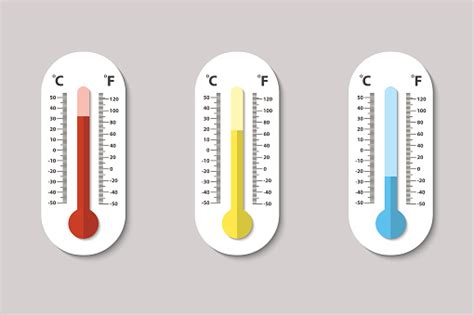 섭씨와 화씨 기상학 온도계 측정 열 일반과 플랫 스타일에 차가운의 벡터 아이콘 Eps10에서 디자인 서식 파일 0명에 대한 스톡 벡터 아트 및 기타 이미지 Istock