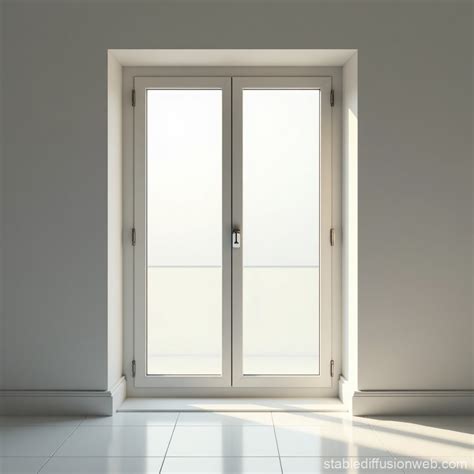 Realistic Plastic Frame Inside Window Stable Diffusion Online