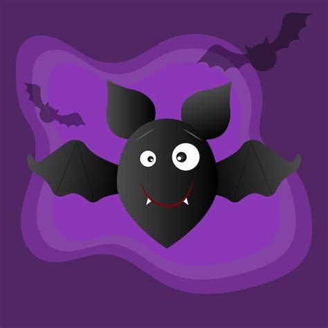 Premium Vector Halloween Bat Cute Vampire Bat