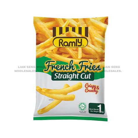 Ramly French Fries Straight Cut 1kg Selayang Gen Wholesale