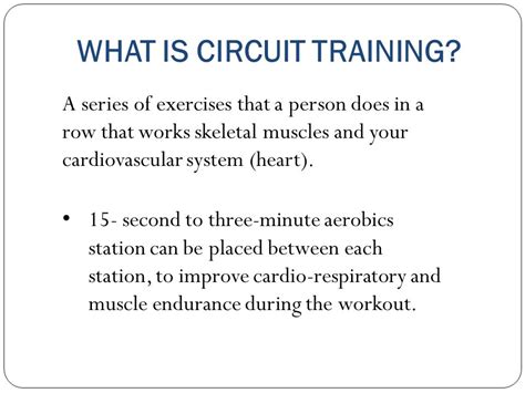 Aerobic Endurance Circuit Training Program Exercises Circuit Diagram Aerobic Endurance Circuit Training Program Exercises Circuit Diagram