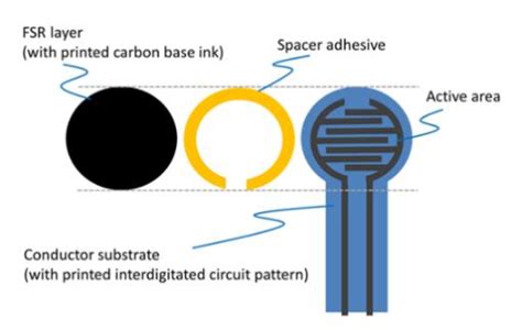 Force Sensitive Resistor Fsr Structure Adapted From Malvade Et Al