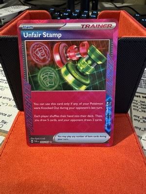 Unfair Stamp 165167 Sv06 Twilight Masquerade Ace Spec Rare Holo